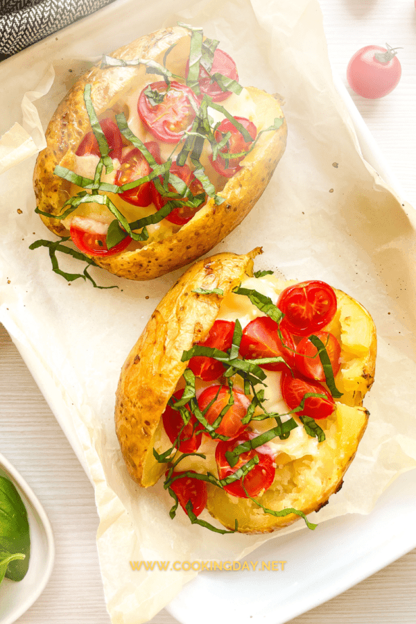 Step Up Your Potato Game With Caprese Twice-Baked Potatoes - Cooking Day