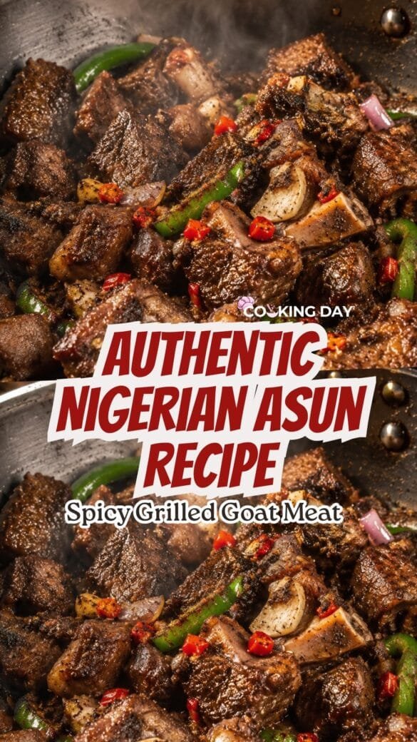 Authentic Nigerian Asun Recipe (Spicy Grilled Goat Meat) - Cooking Day