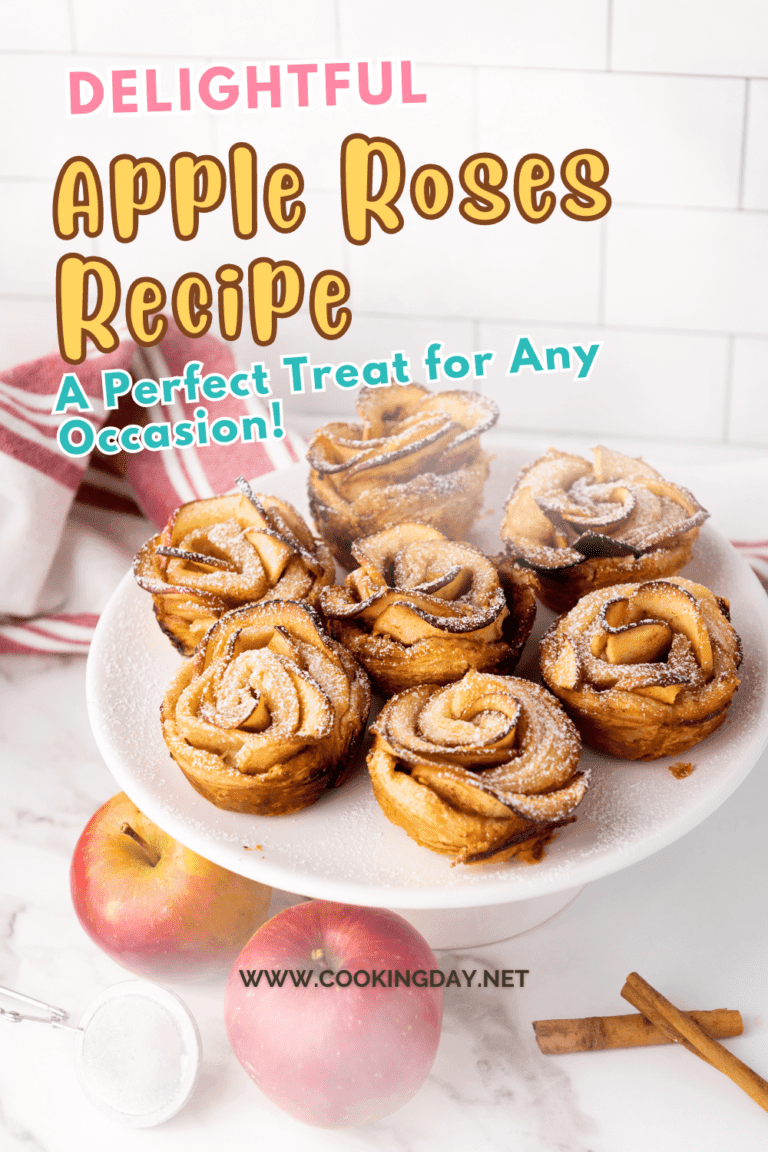 Apple Roses Recipe (Easy Puff Pastry Dessert) - Cooking Day