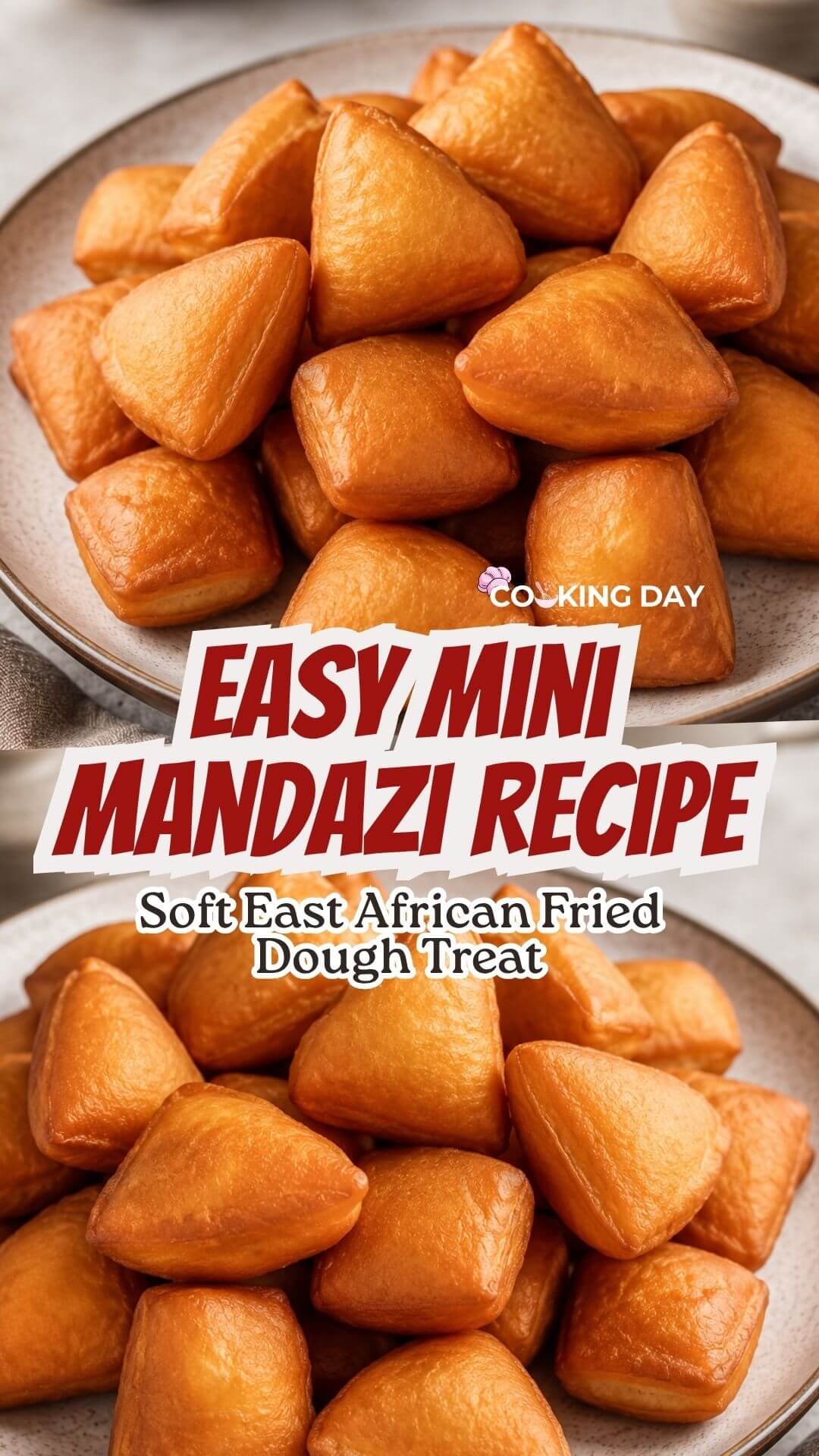 Easy Mini Mandazi Recipe (Soft East African Fried Dough) - Cooking Day