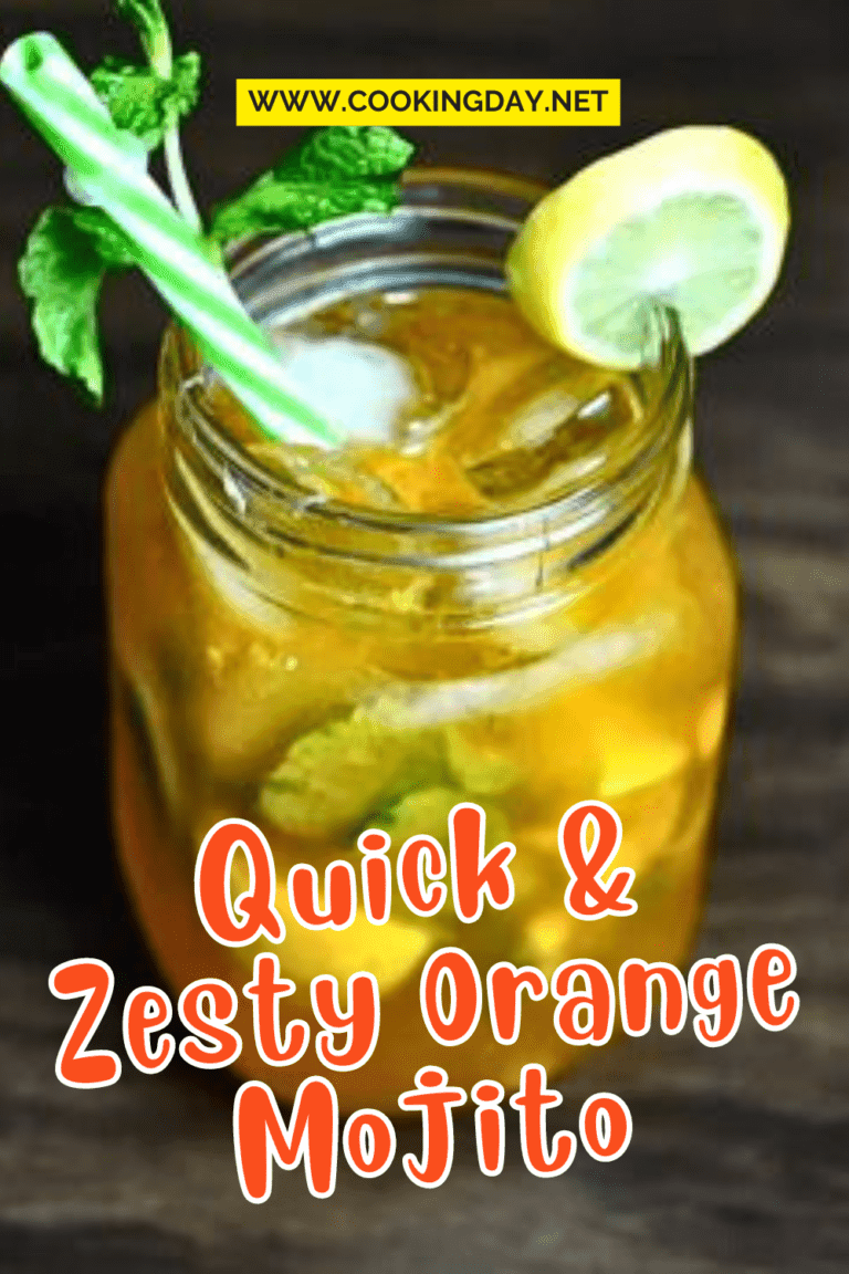 Easy Orange Mojito With Fresh Mint - Cooking Day