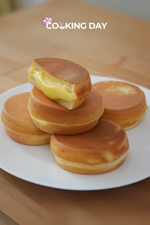 Custard Cream Pancake – Soft & Creamy Delight 🥞 - Cooking Day