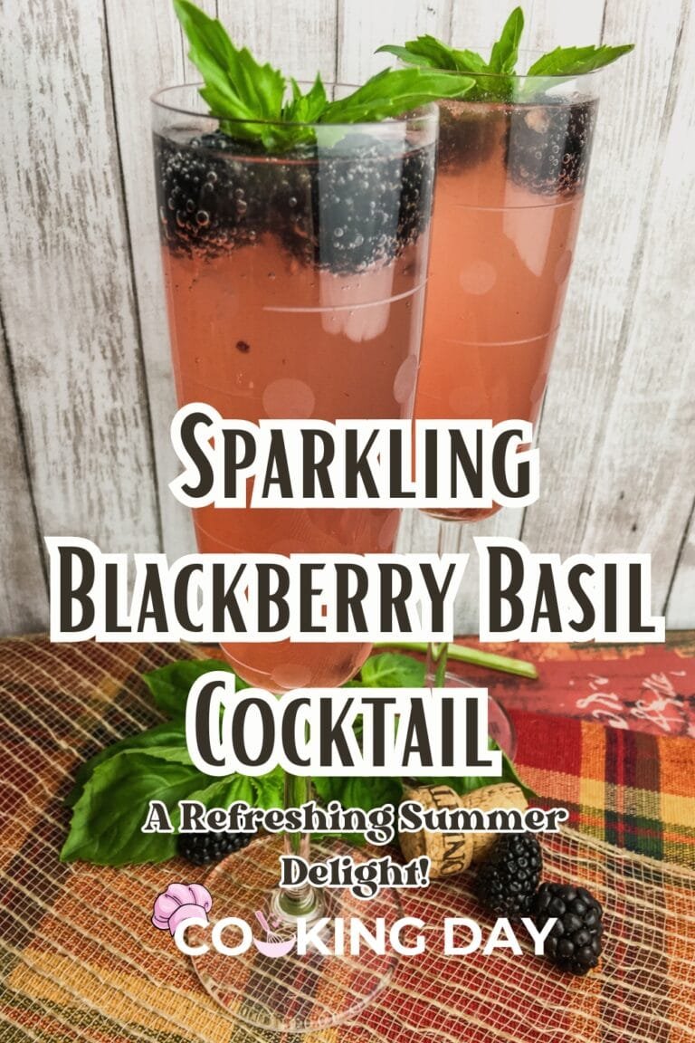 Sparkling Blackberry Basil Cocktail – A Refreshing & Elegant Sip! 🍹 ...