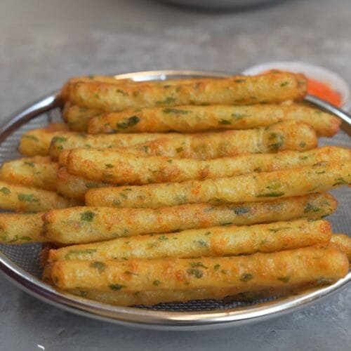 Crispy Cheesy Potato Sticks – Crunchy, Cheesy & Delicious - Cooking Day