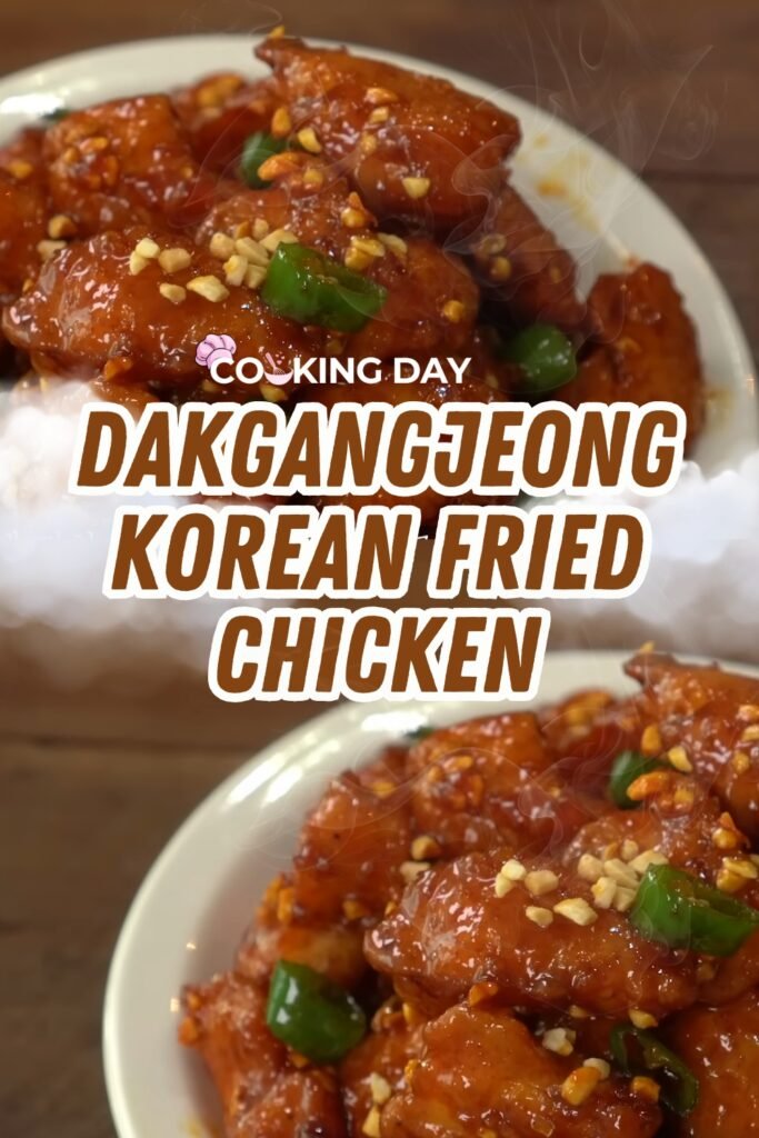Sweet & Spicy Korean Fried Chicken (Dakgangjeong Style) - Cooking Day