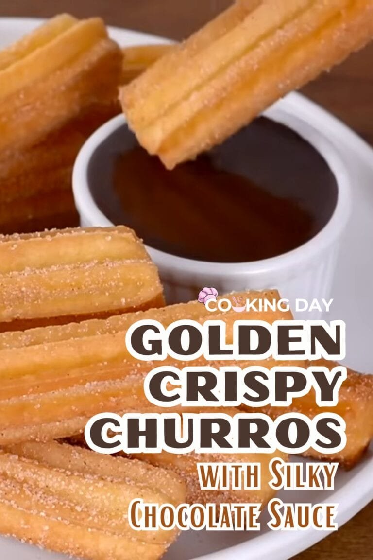 Golden Crispy Churros With Silky Chocolate Sauce – Your New Favorite ...