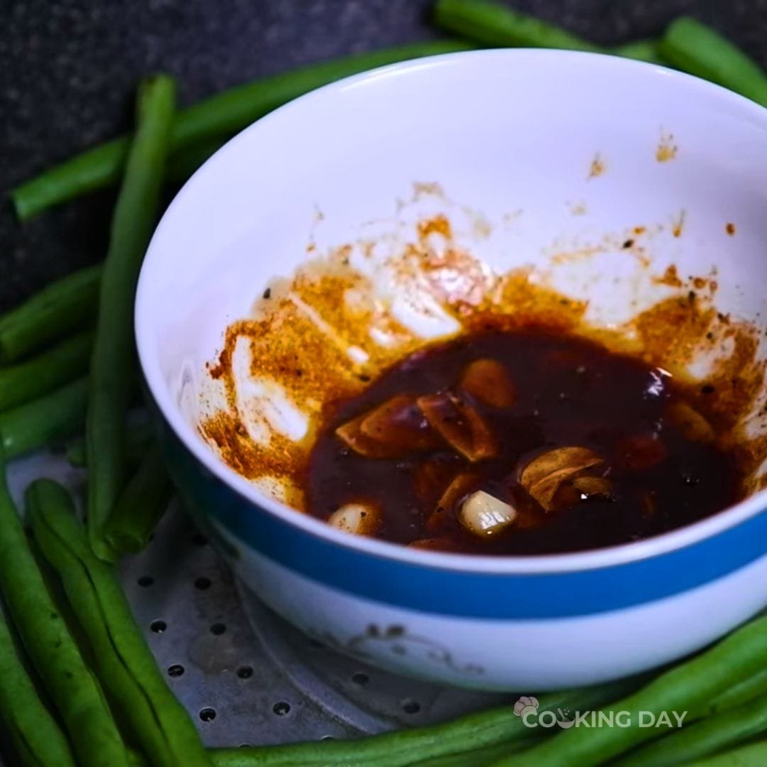 Steamed Green Beans With Garlic & Oyster Sauce - Cooking Day