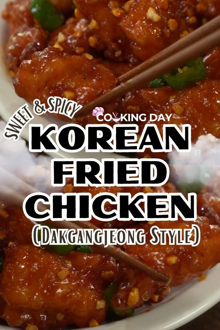 Sweet & Spicy Korean Fried Chicken (Dakgangjeong Style) - Cooking Day