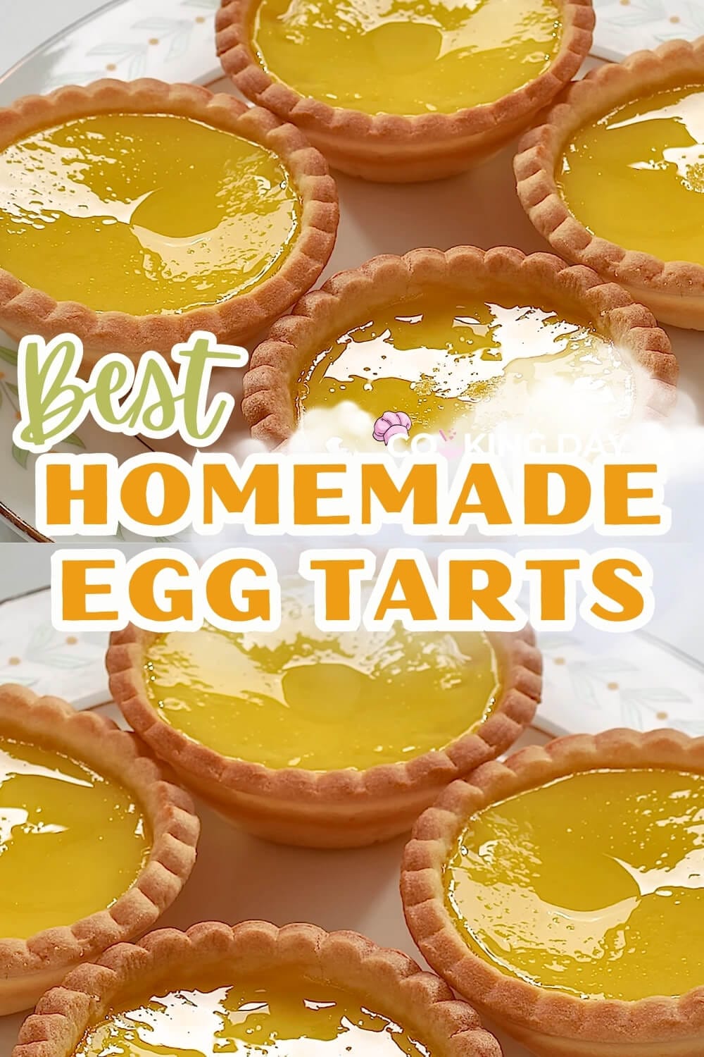 Best Homemade Egg Tarts-Crispy Shell & Silky Smooth Custard! - Cooking Day