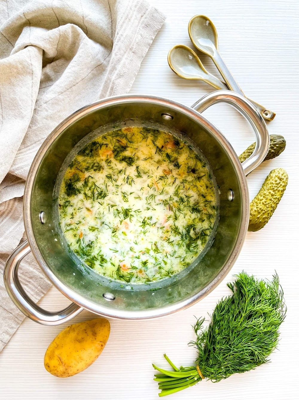 Traditional Polish Dill Pickle Potato Soup: A Tangy, Comforting Classic ...